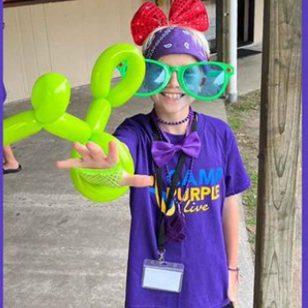 A glimpse into Camp Purple Live's "Experience Camp for a Day" program ...
