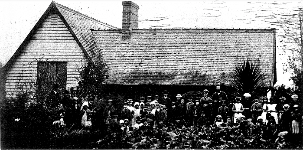 Riccarton School in the 1860s