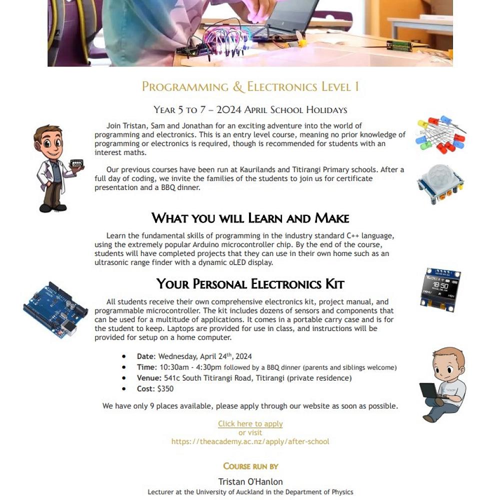 Programming & Electronics - Holiday Programme — Term 1: Issue 4