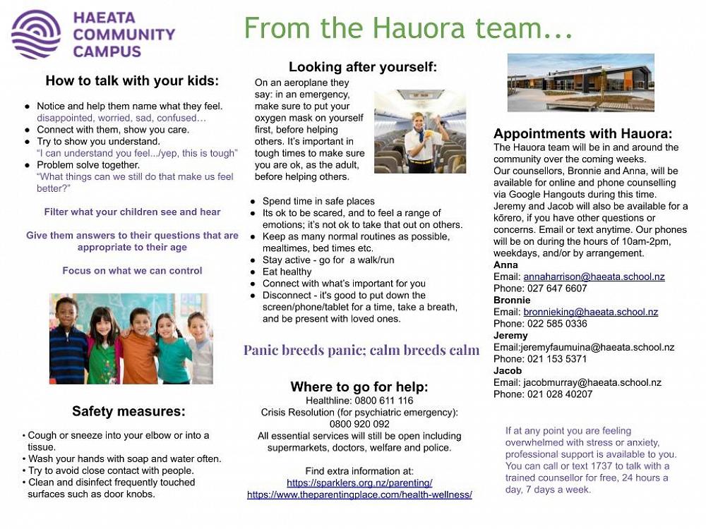 Hauora/Wellbeing