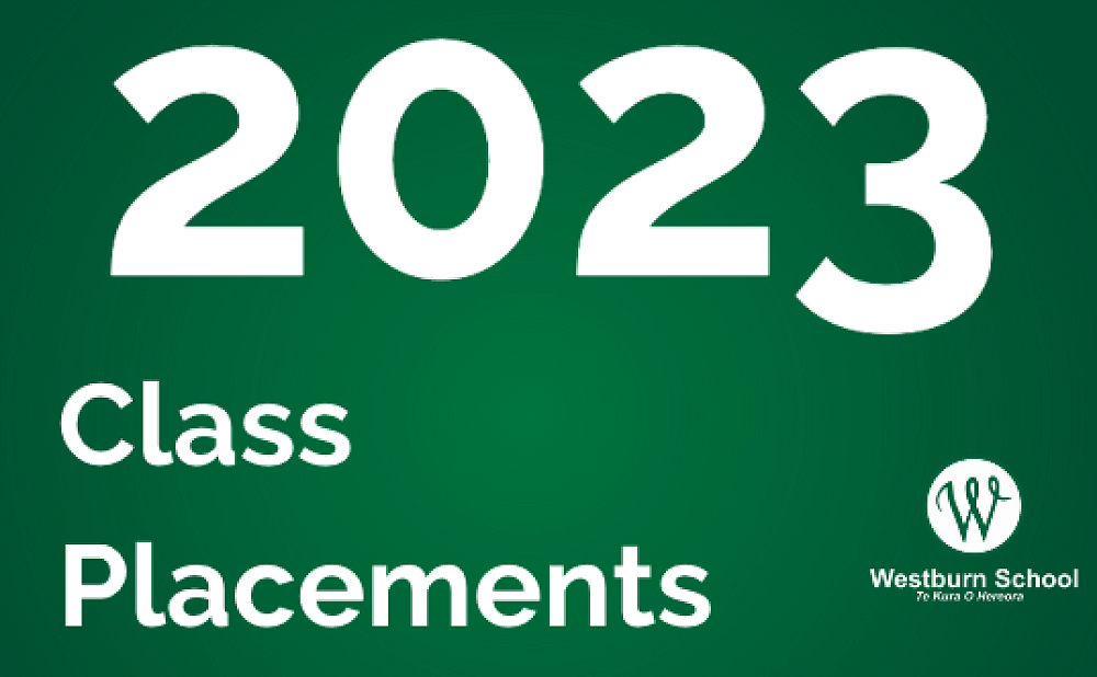 Class placement information for 2023