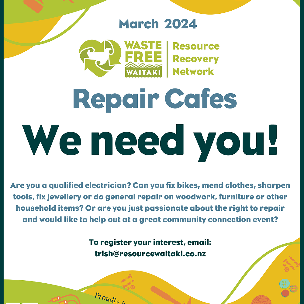 Repair Cafes - We need you!