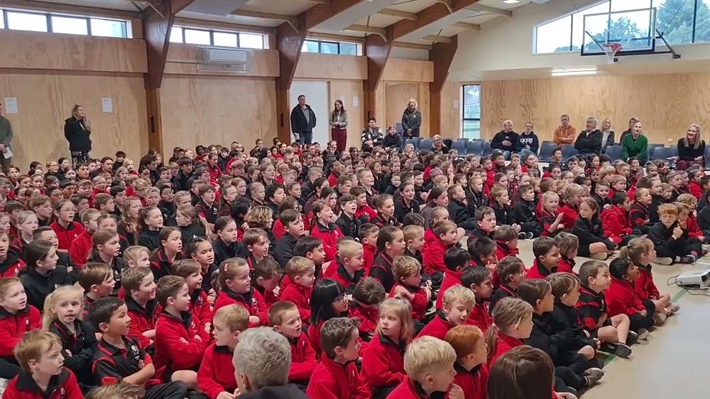Video: First full school assembly in seven years.... — Term 2, Week 8