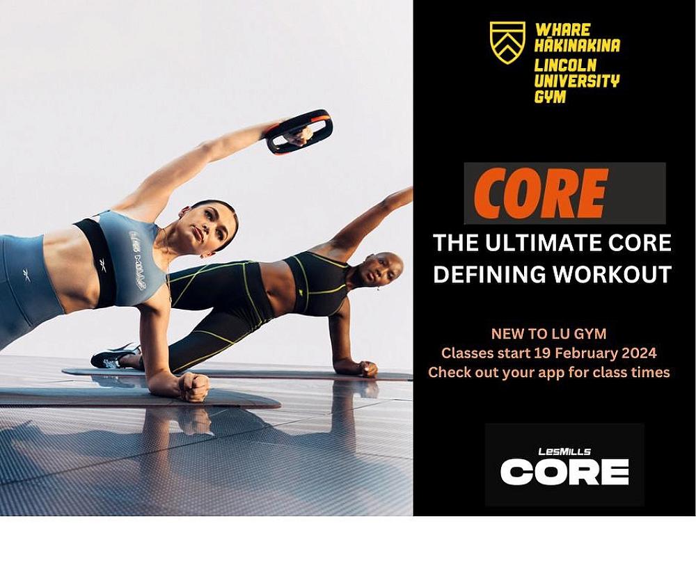 LES MILLS CORE COMING TO LU GYM IN FEBRUARY 2024!