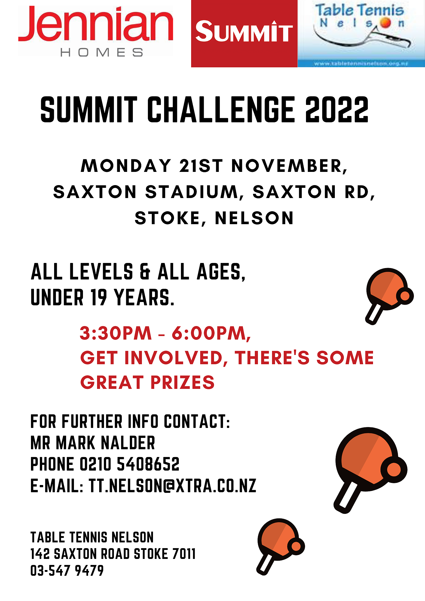 Table Tennis Summit Challenge