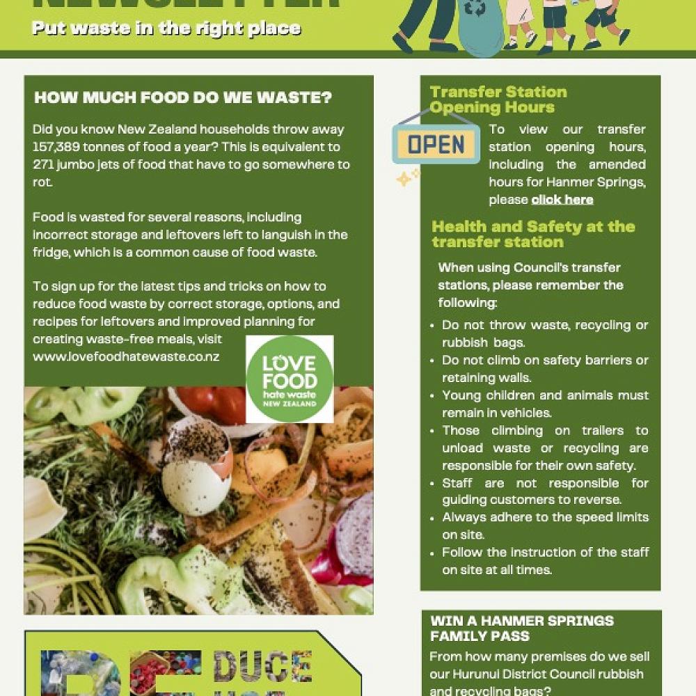 Waster & Recycling Newsletter — 2023 Newsletter 6