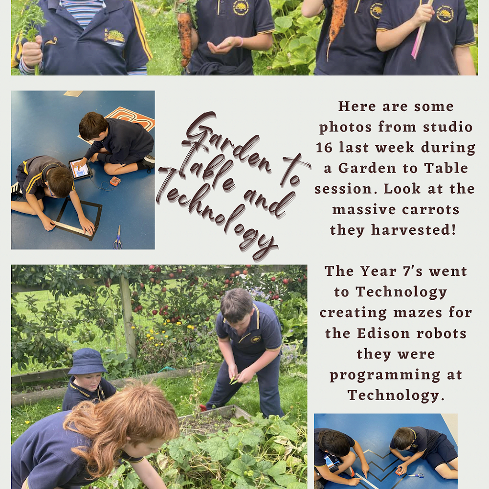Garden To Table and Technology — KBS Newsletter - 9th March 2023