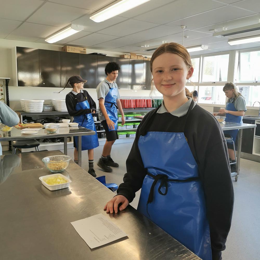 Foods room open for classes!