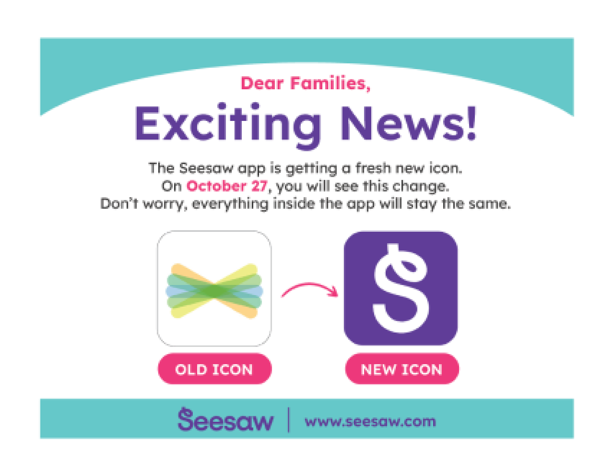 A new look for Seesaw