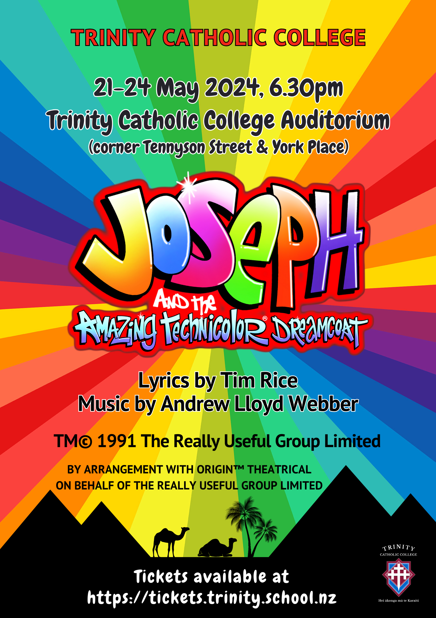 Musical Tickets Now On Sale | Trinity Catholic College