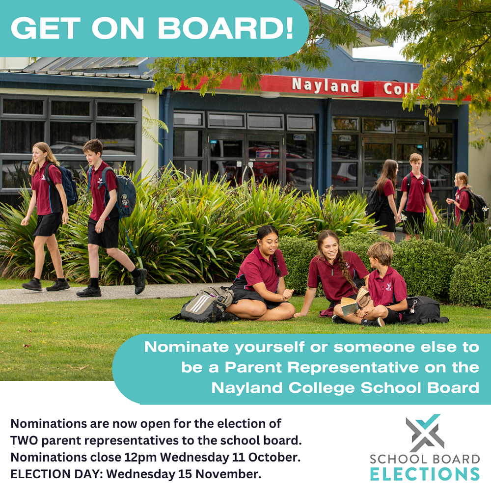 Are you our next Parent Representative to the Board? — Nayland College ...