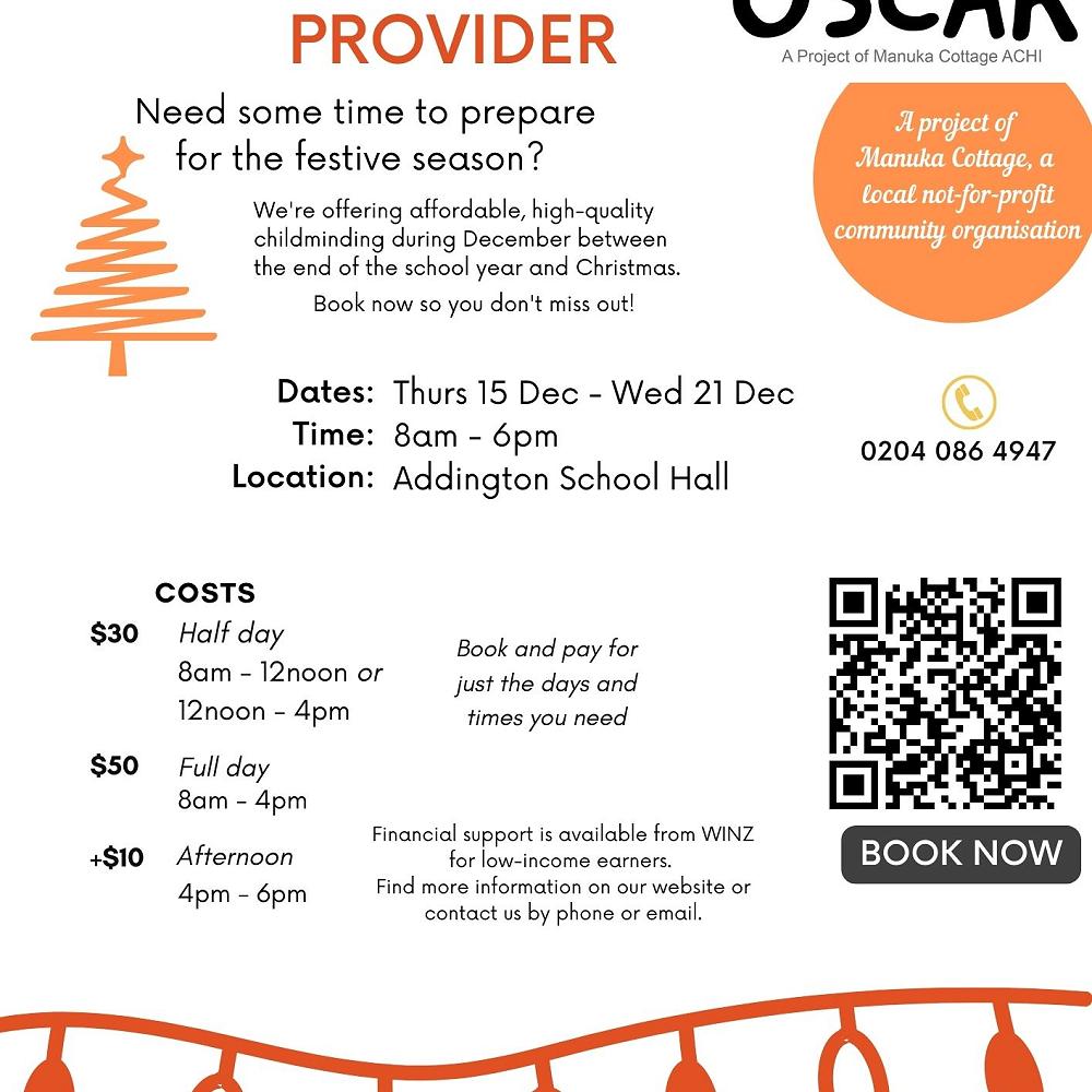 Oscar Christmas Holiday Programme