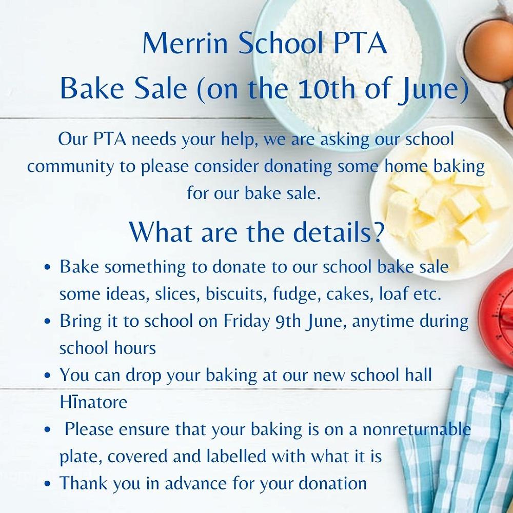 PTA Bake Sale