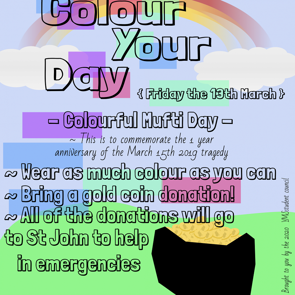 Colour Your Day this Friday 13th March - Wear as much colour as you can ...