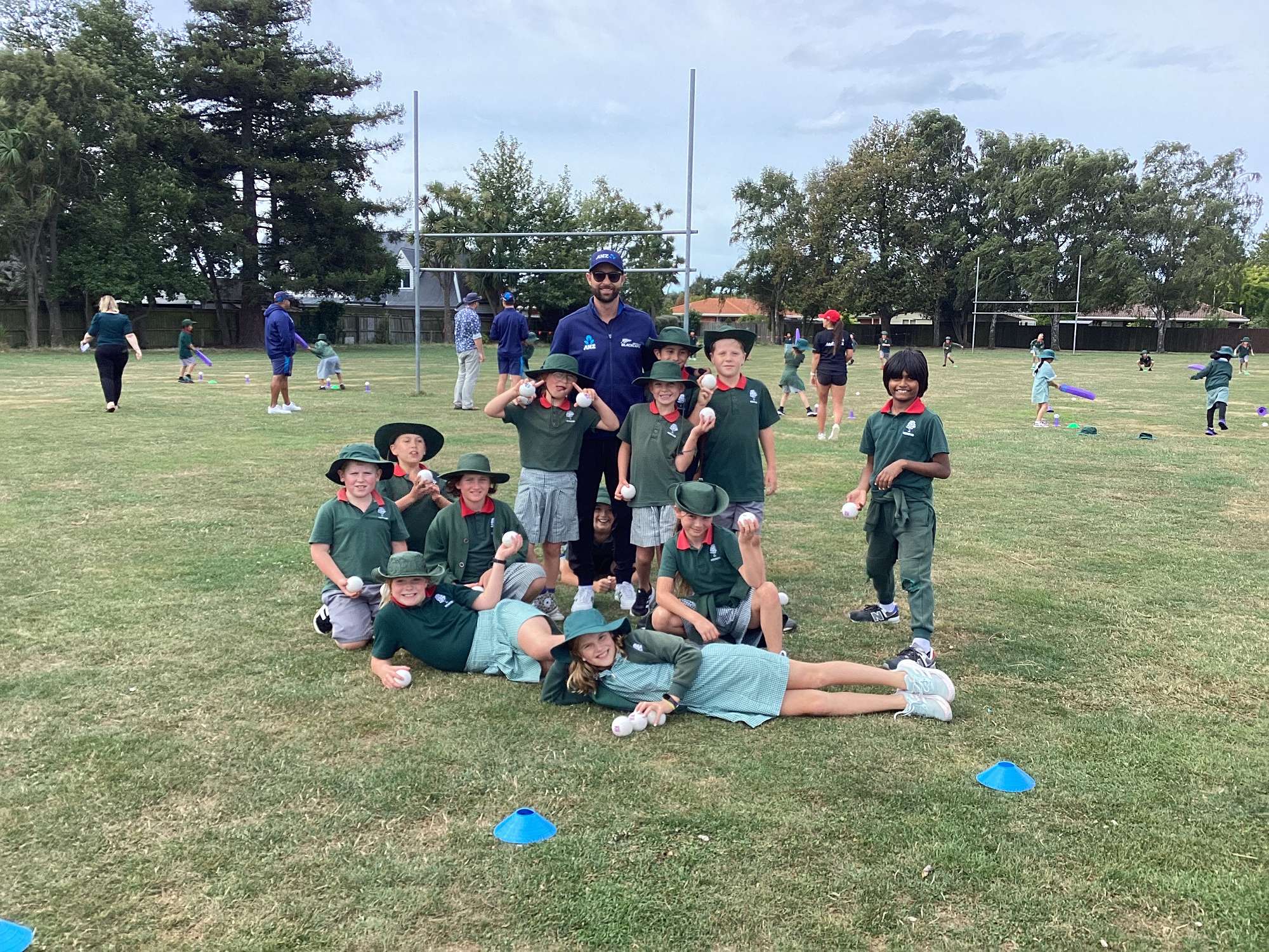 Black Caps visit Redwood School