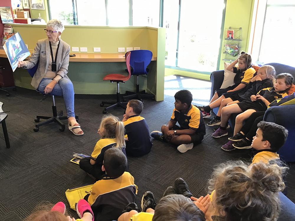 Room 7's favourite time of the week is...our library session!