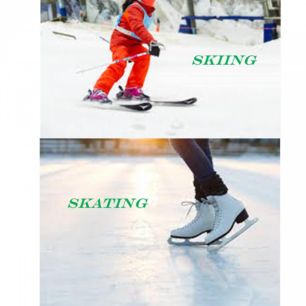 Skiing and Ice Skating