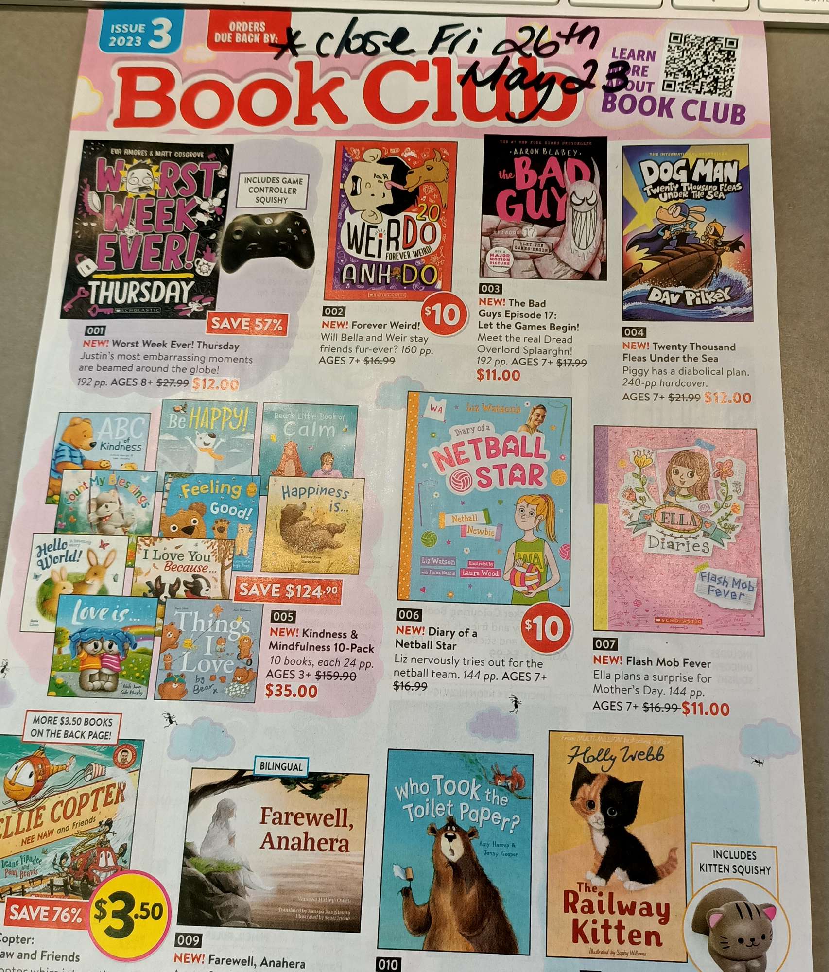 Scholastic/Lucky Book Club Issue 3 2023