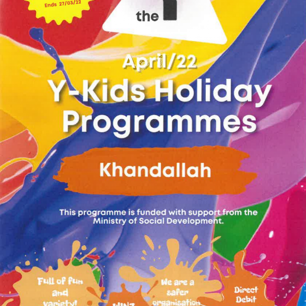 YMCA - April School Holiday Programme — Newsletter - 11 March 2022