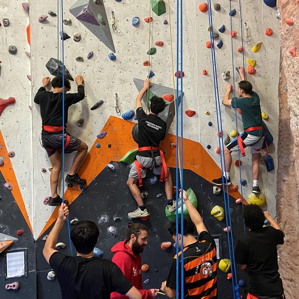 PED102 students climbing to success