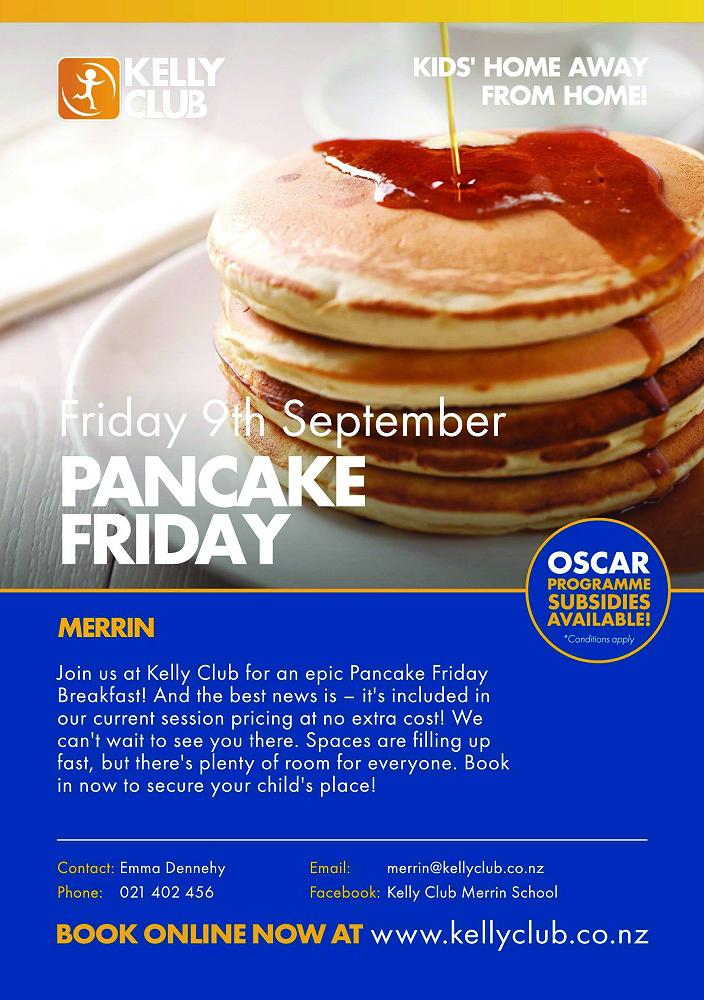 Tomorrow is Pancake Friday — Newsletter - 8 September 2022