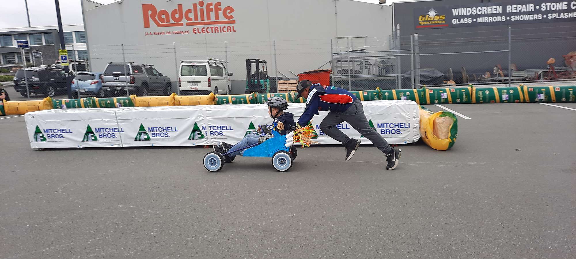 Bluestone School, sponsored by MiTek, won the Mitre 10 MEGA Go Kart ...