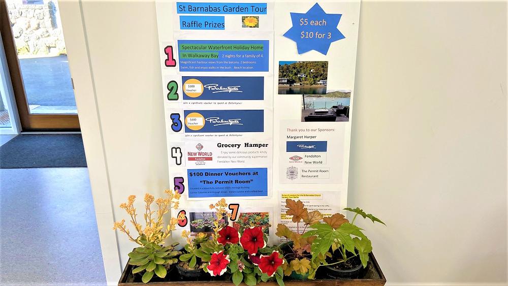 Garden Tour Raffle now open