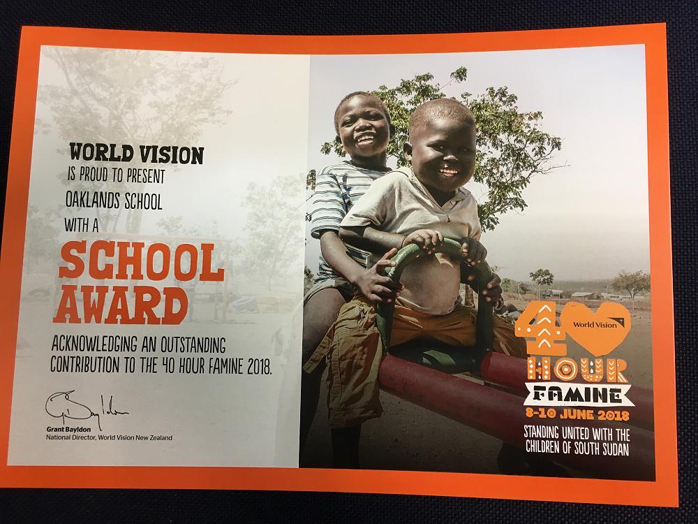 Thank You from World Vision