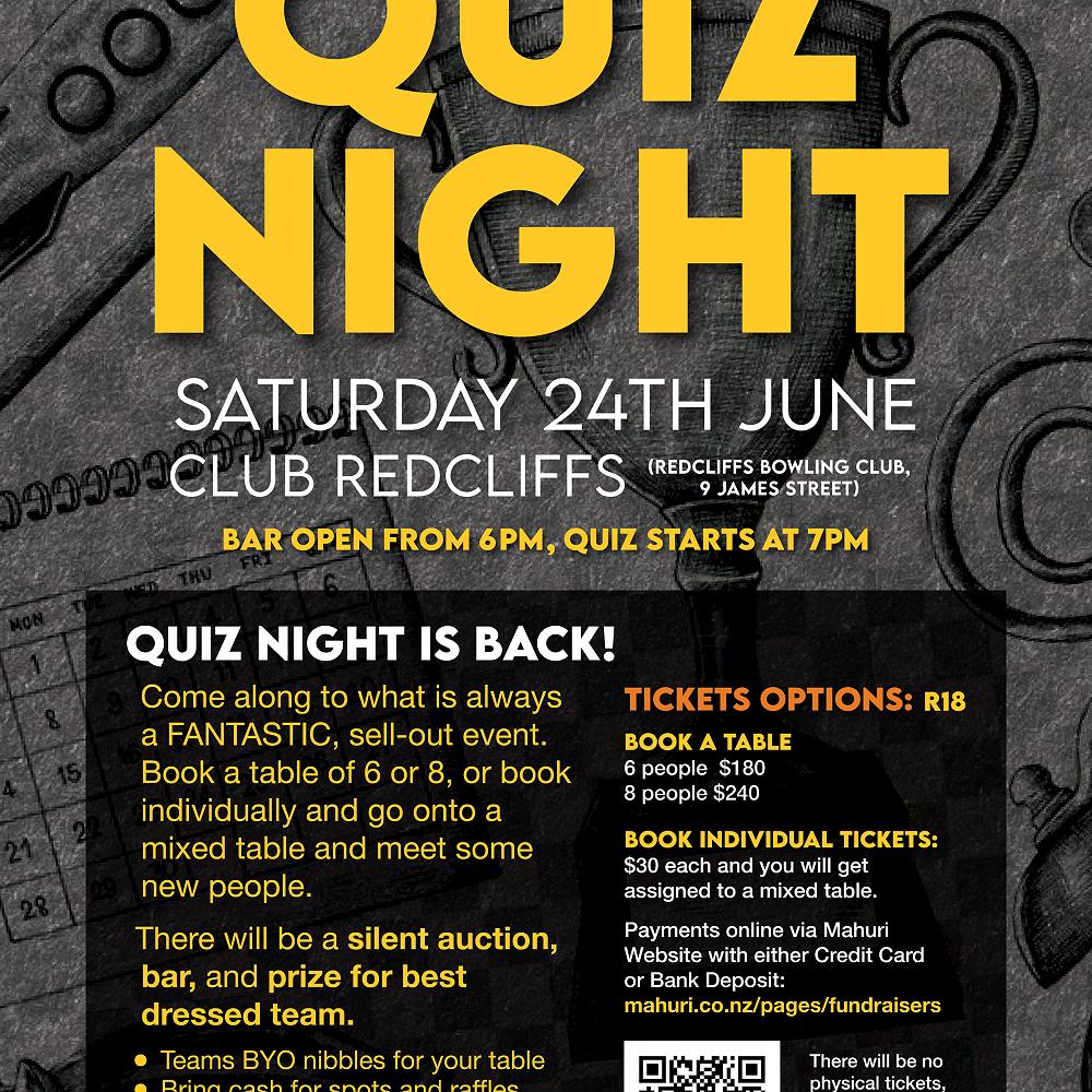 Quiz Night — Term Two Week Six