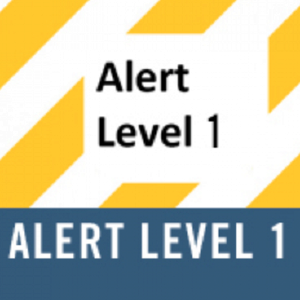 Update COVID-19 Alert Level 1