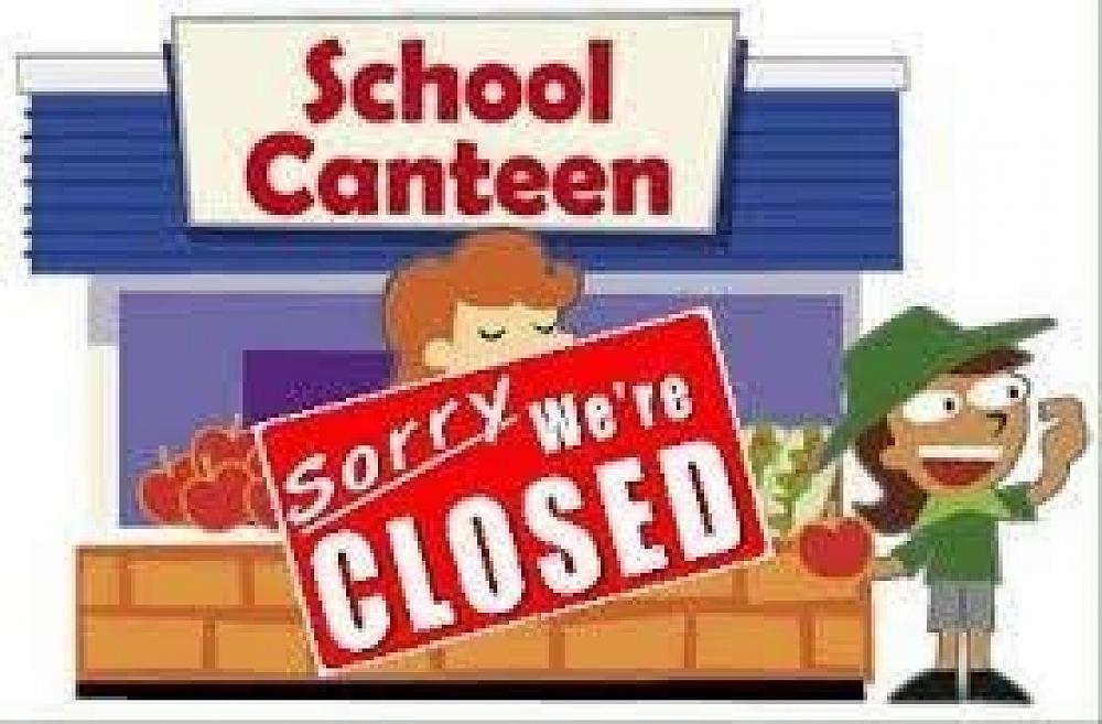 School Canteen is open tomorrow but CLOSED ON FRIDAY