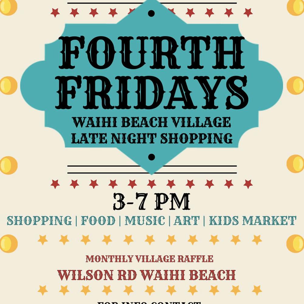 Fourth Fridays: Waihī Beach Village late night shopping — Waihī Beach ...