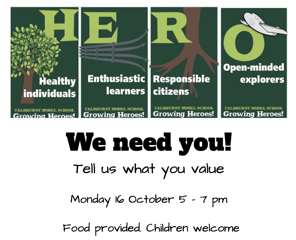 YMS HERO Values Community Consultation Evening