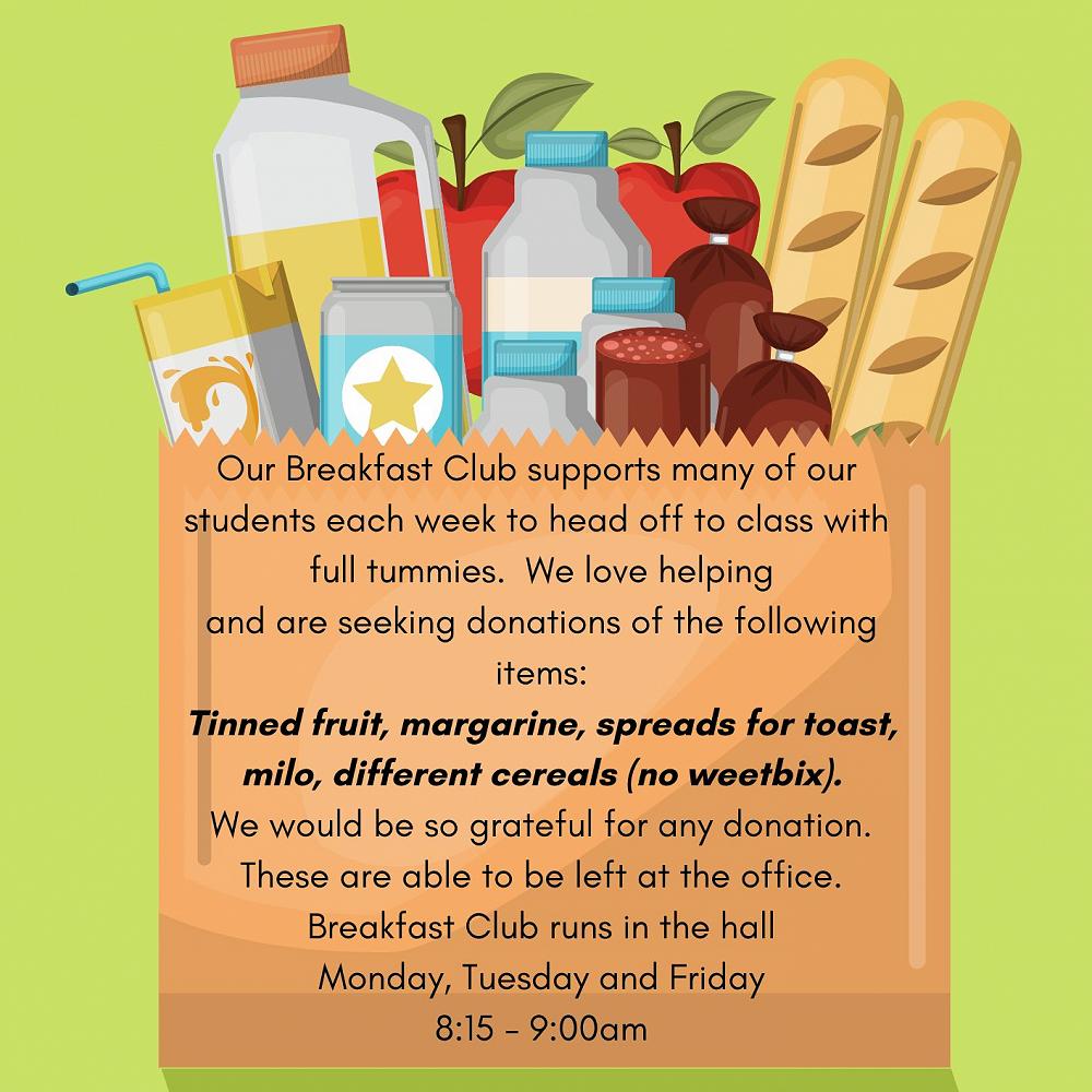Breakfast Club needs your help!