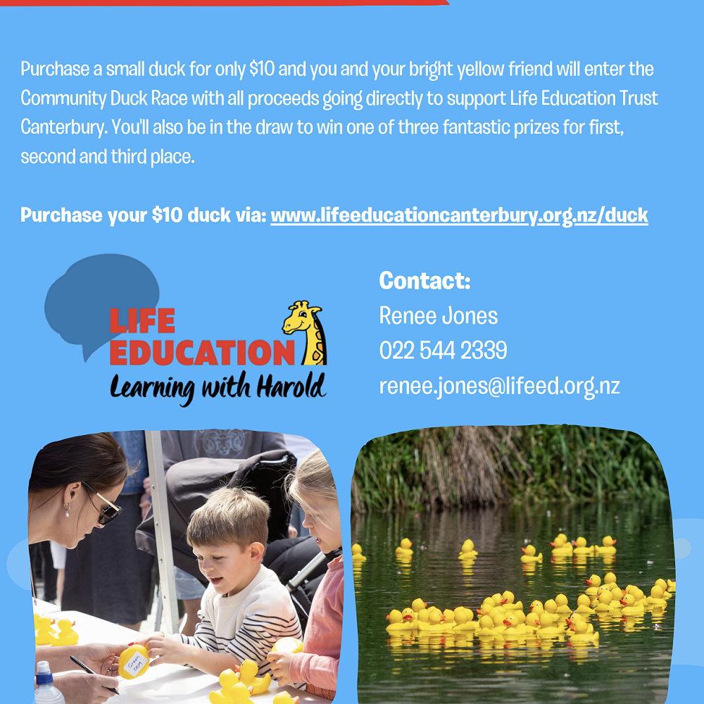 Great Canterbury Duck Race 2023 Fundraiser