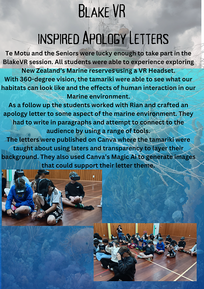 Blake VR — Newsletter - Week 6 - Term 1 - 08 March 2024