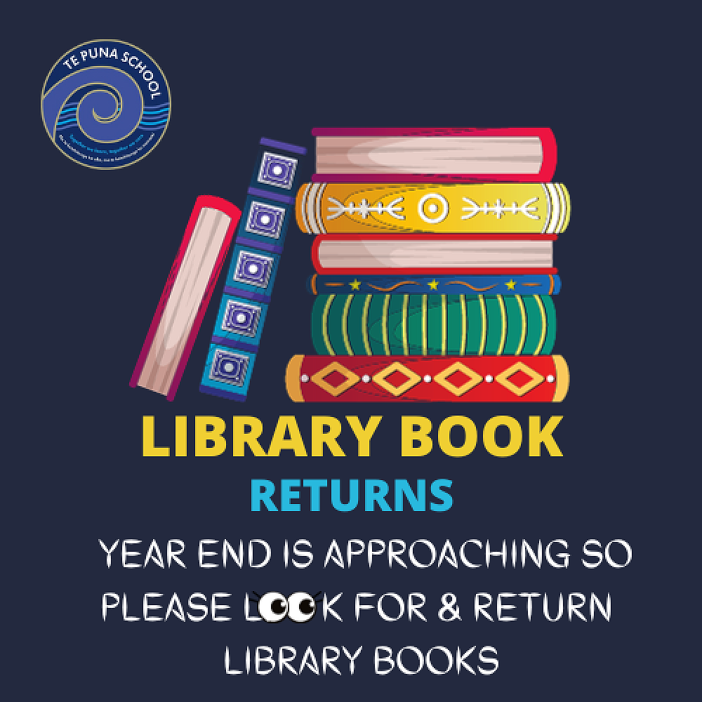 Library Book Returns — Newsletter, Term 4, Week 6, 2023