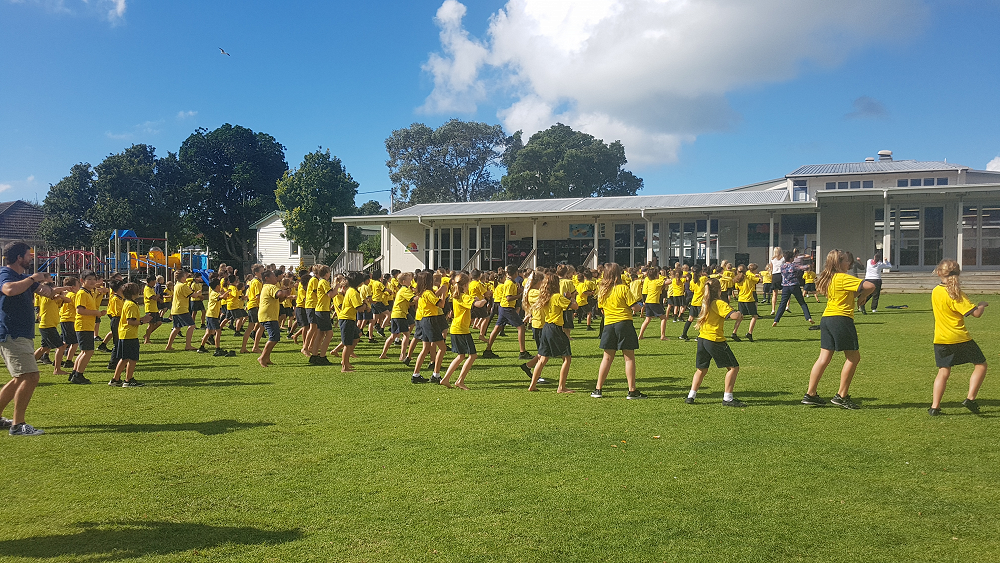 JUMP JAM AT MILFORD SCHOOL WITH BRETT FAIRWEATHER