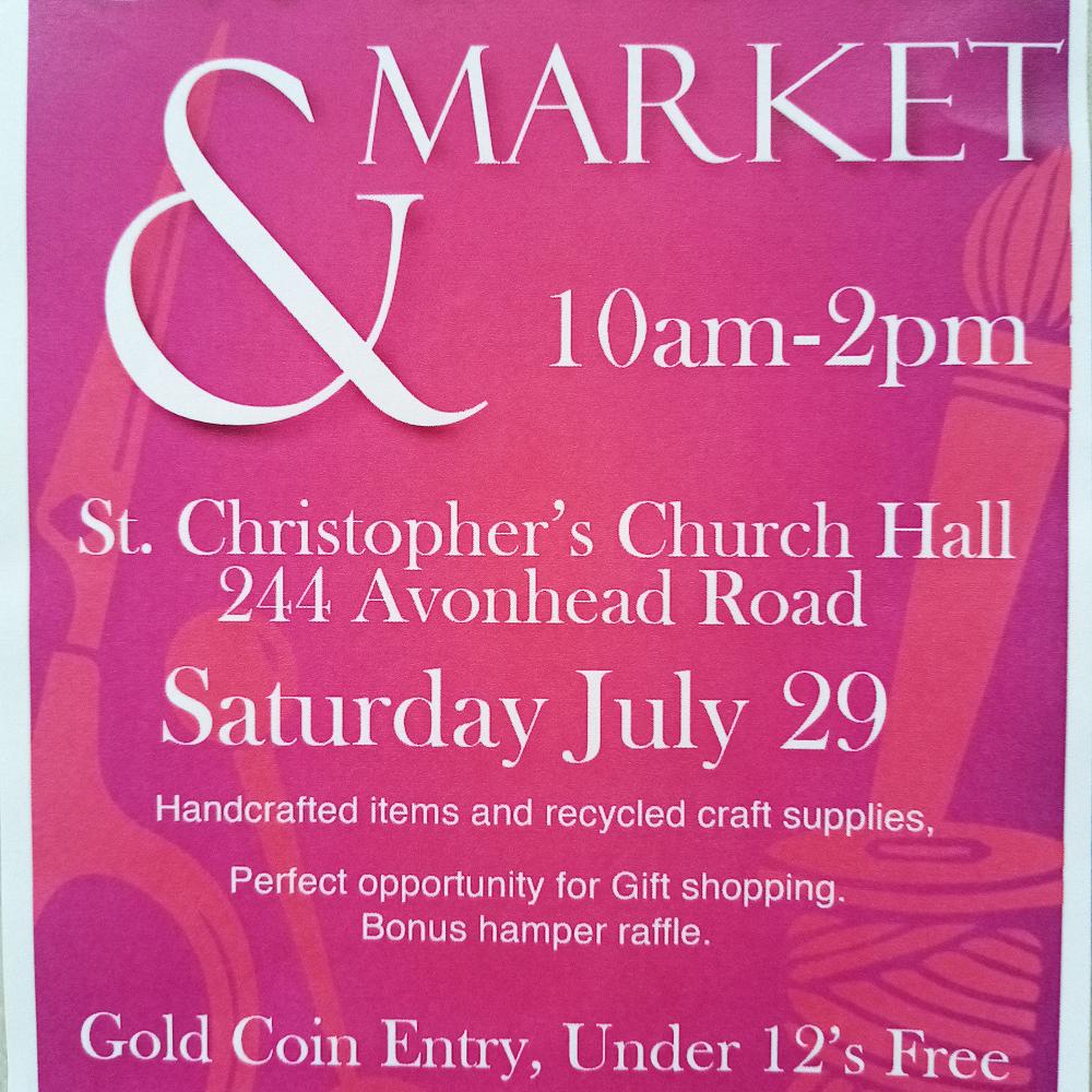 Craft Fair & Market | 29 July 2023 | 10am to 2pm — Friday, 30th June ...