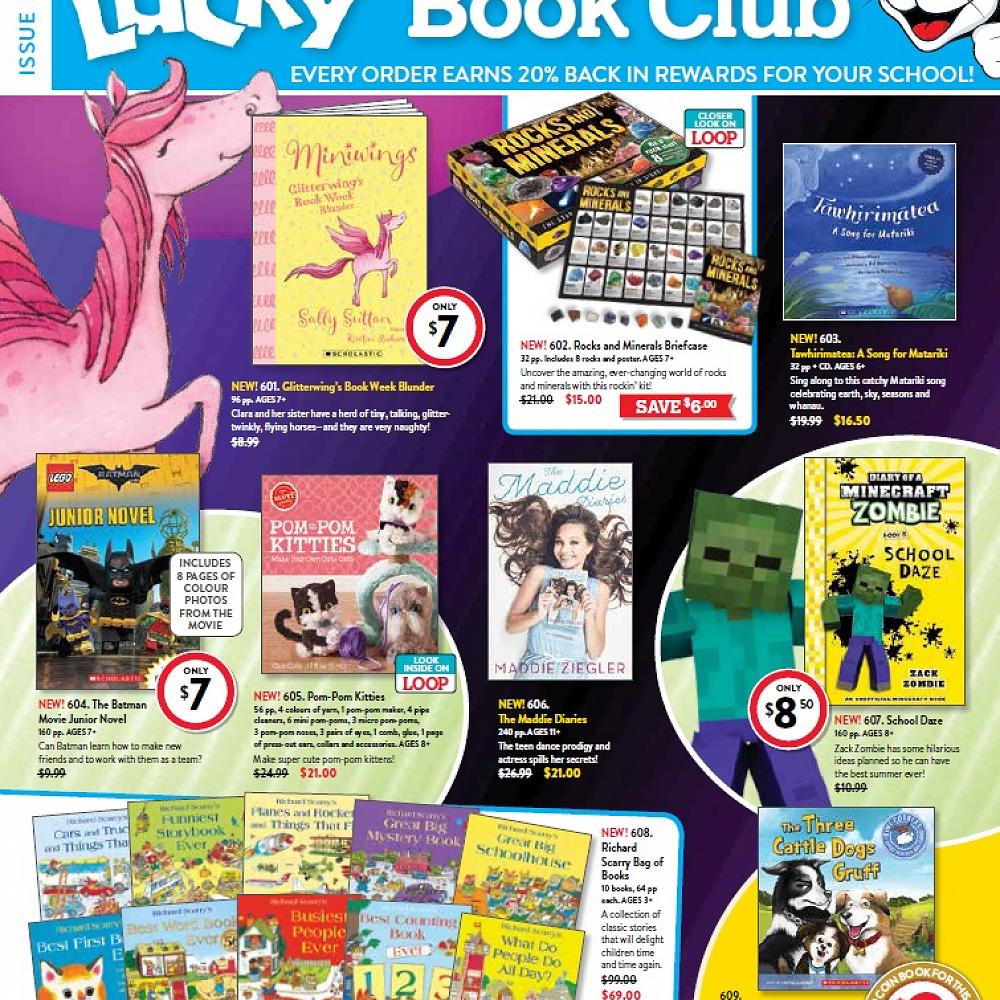 Lucky book club orders are due Friday 12th May.