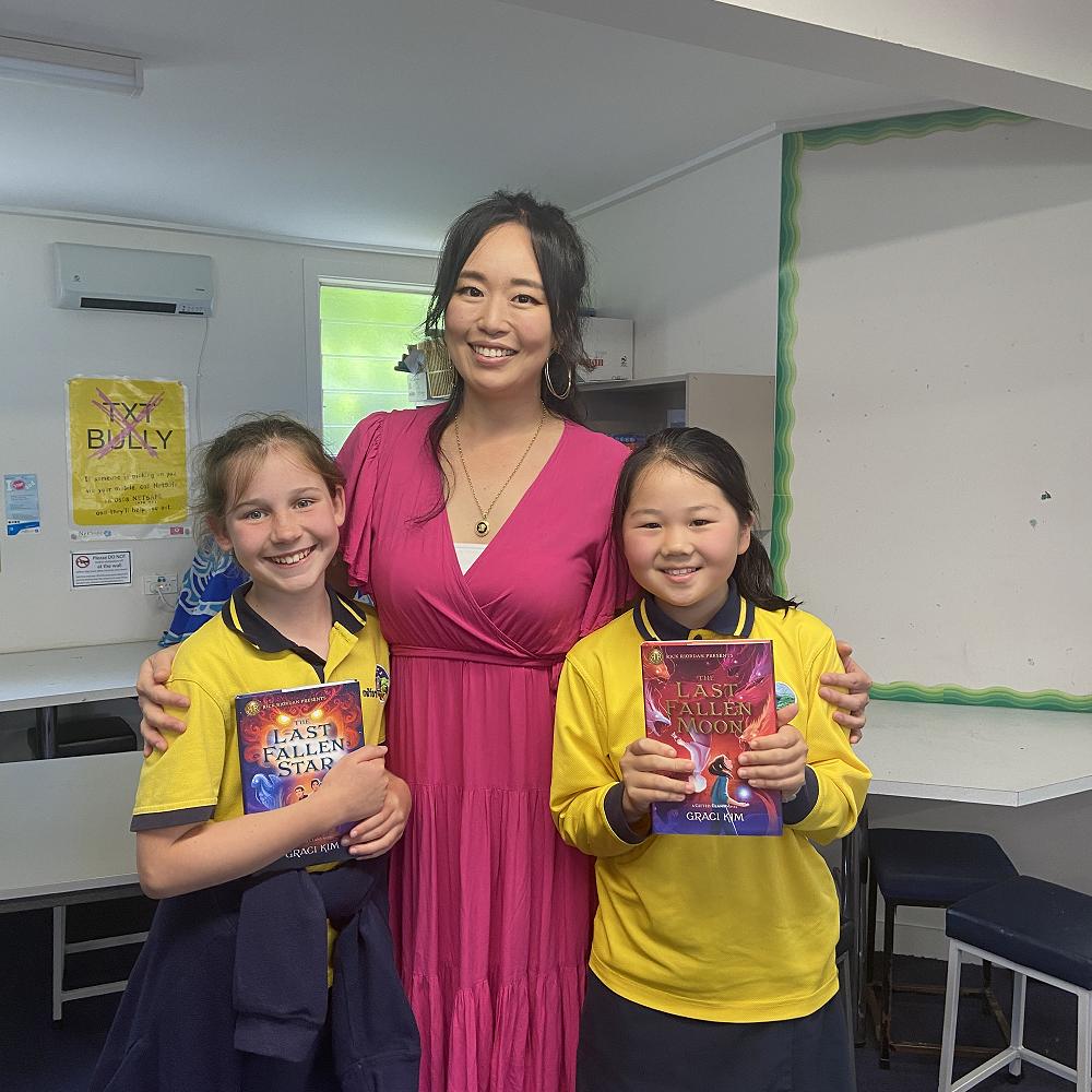 Graci Kim a New Zealand author visited us last week!
