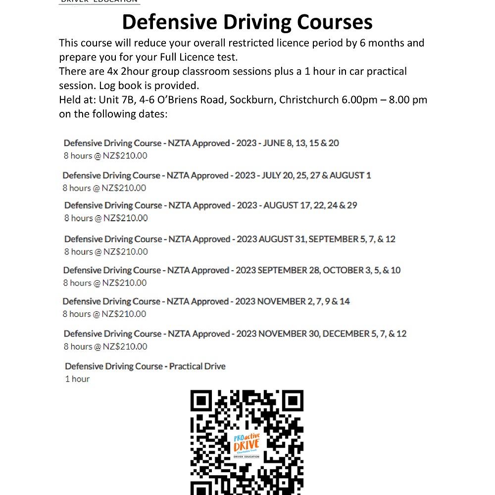Defensive Driving