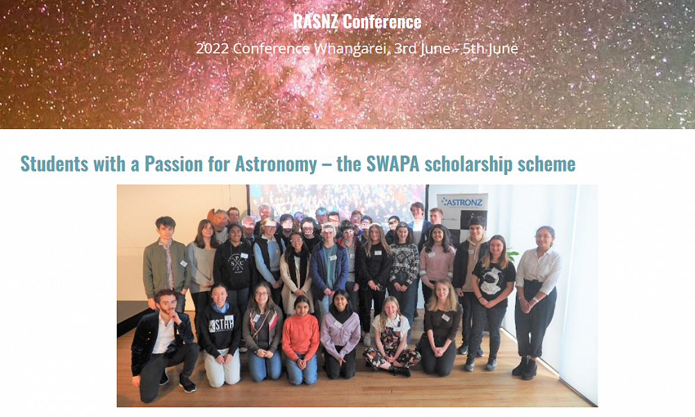 Students with a Passion for Astronomy