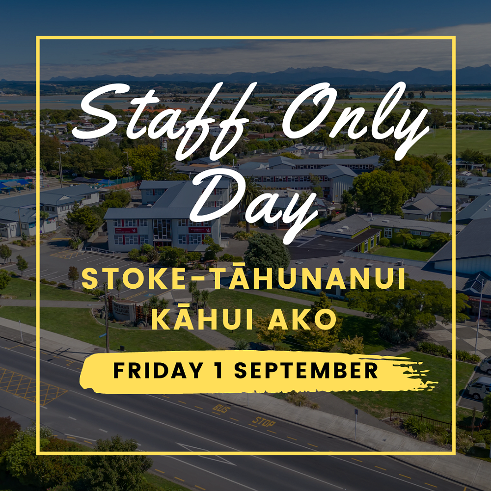 Staff Only Day on Friday 1 September