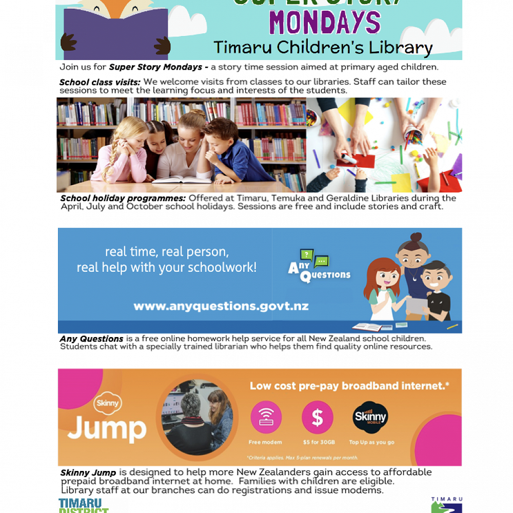 Timaru Library — Newsletter Week 5