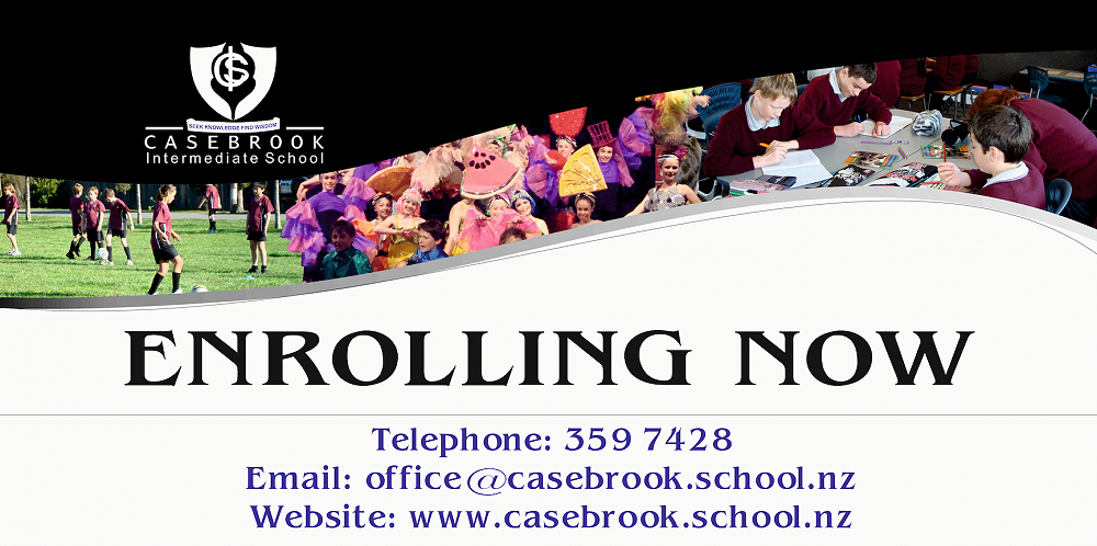 Casebrook Intermediate News - 12 August 2021