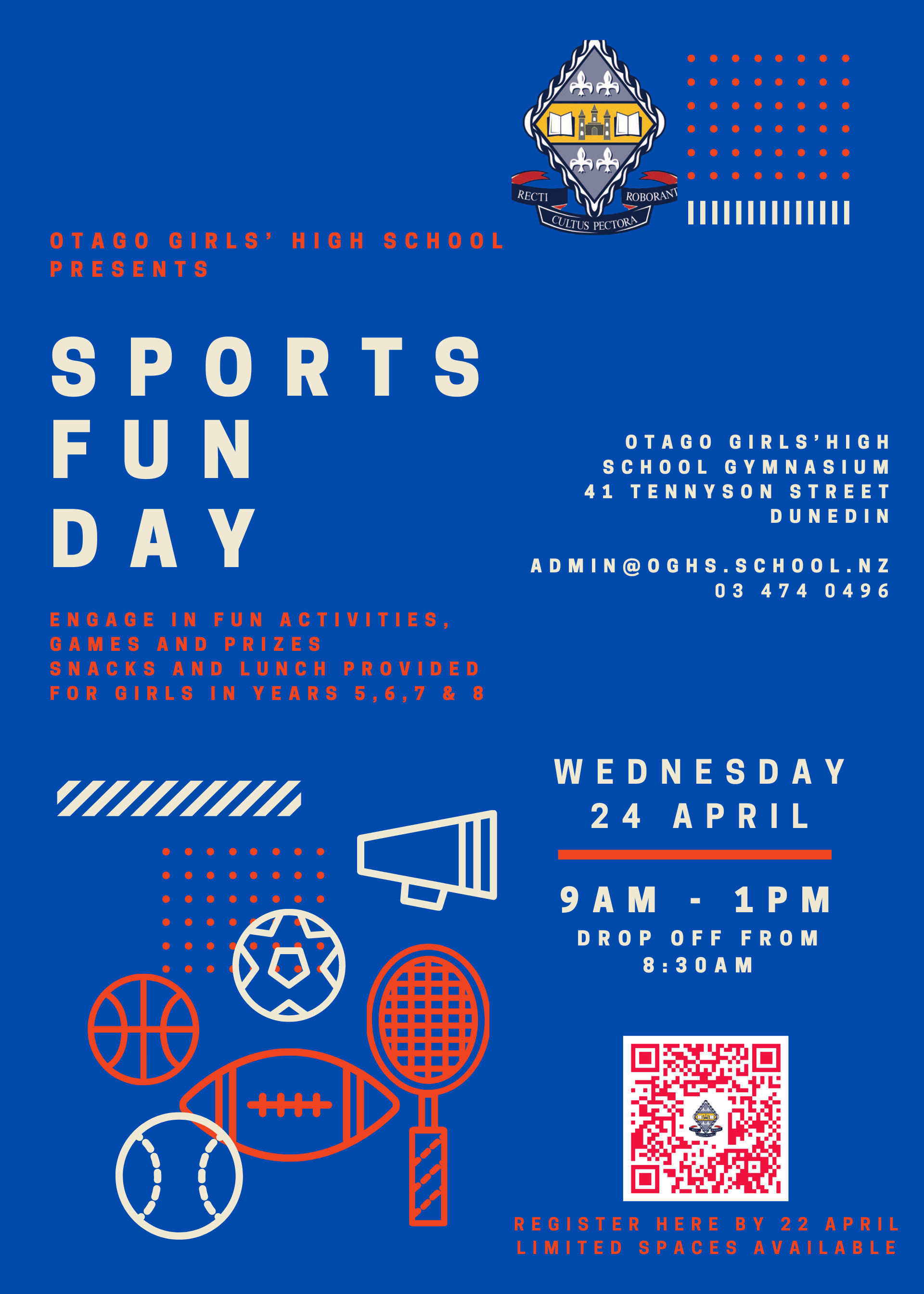 Otago Girls' High School Sports Fun Day! | Tahuna Normal Intermediate
