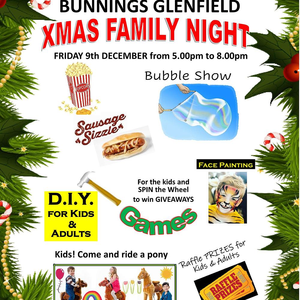 Bunnings Xmas Family Night