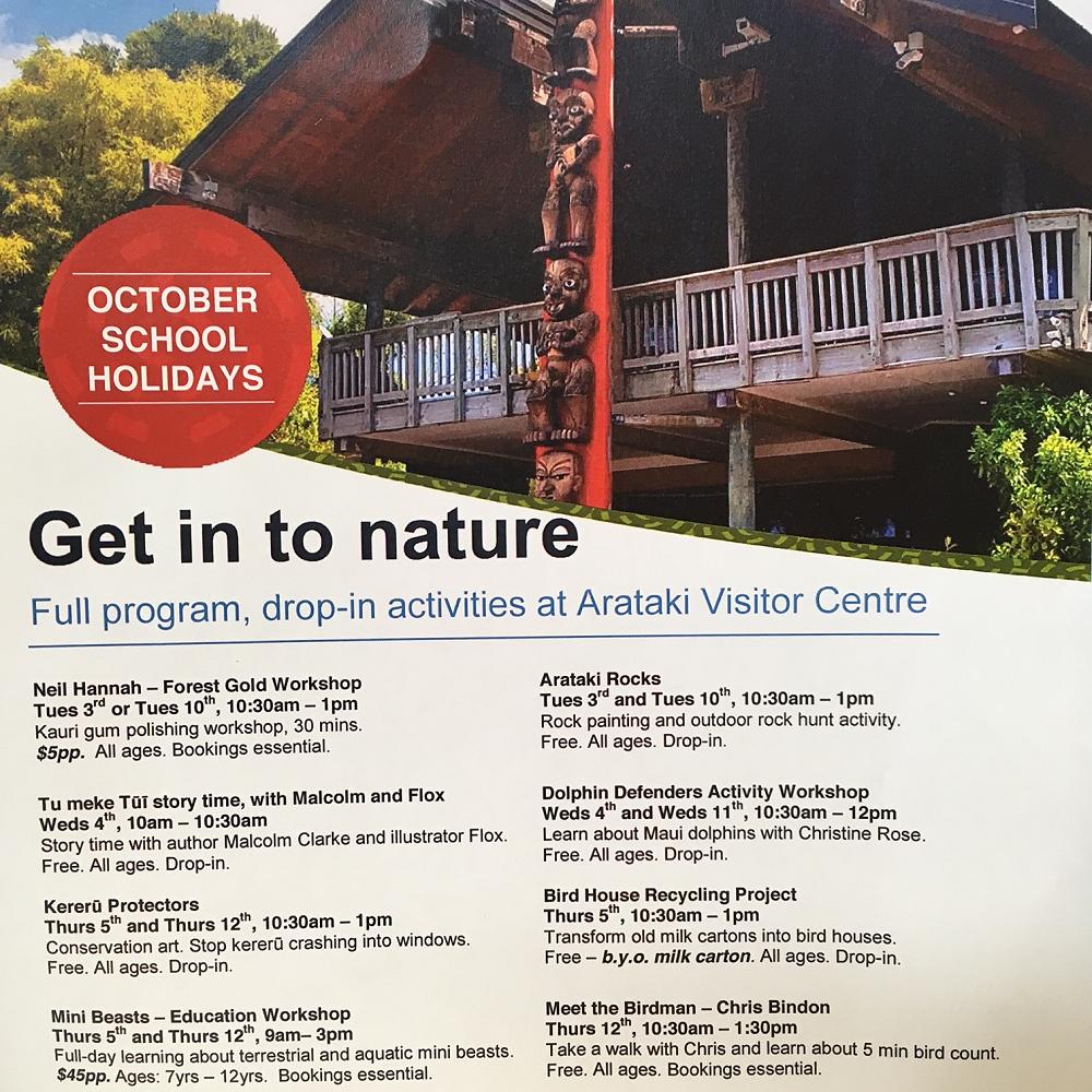 GET INTO NATURE THESE OCTOBER SCHOOL HOLIDAYS