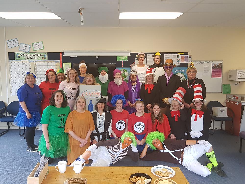 STAFF AND STUDENTS GET INTO THE SPIRIT OF BOOK CHARACTER DAY